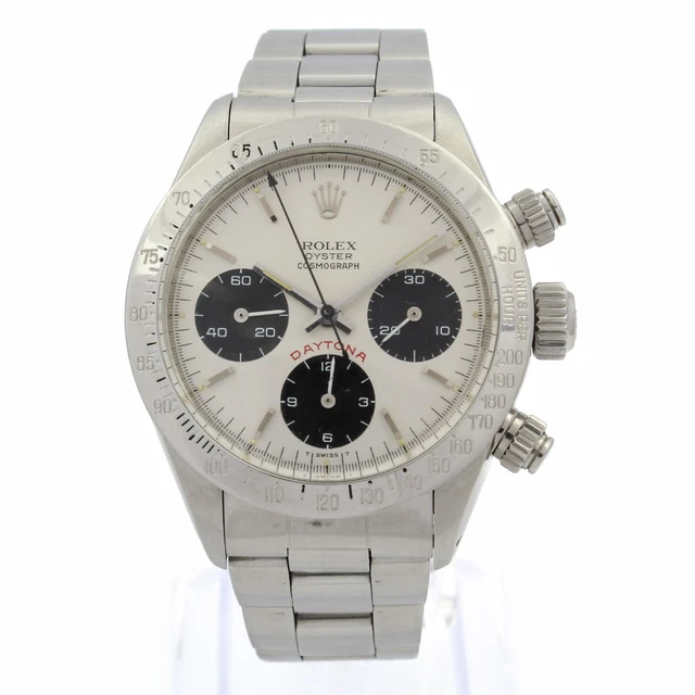 ROLEX DAYTONA COSMOGRAPH "Big Red" Ref 6265 Valjoux 727 Silver Black ...