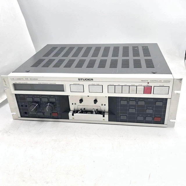 STUDER A721 KASSETTENDECK Audio Bandrecorder/Player EUR 1.995,20 - PicClick DE