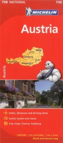 MICHELIN AUSTRIA ROAD and Tourist Map (Michelin Map) de Mi... | Livre ...
