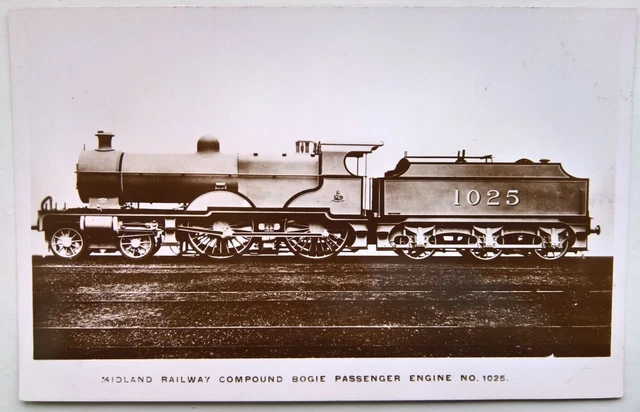 DEELEY &1000& CLASS 4-4-0. Midland Railway Compound Bogie Passenger ...