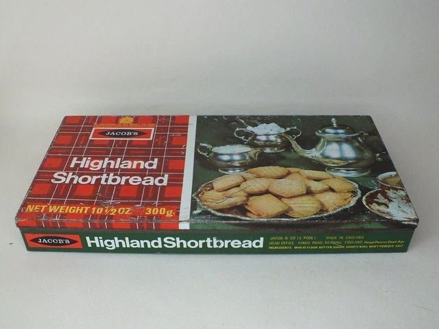 VINTAGE BISCUIT TIN Jacob’s Highland Shortbread 1960s Retro £7.99 ...