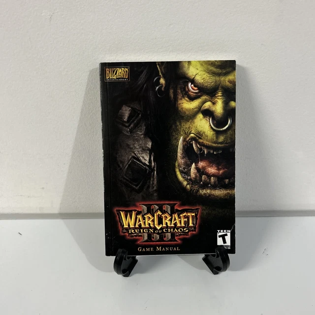 WARCRAFT III - Reign of Chaos Game Manual - Paperback - Blizzard - VGC ...
