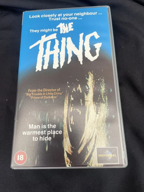 THE THING (VHS/1982) Small Box .Kurt Russell. CIC . £7.99 - PicClick UK