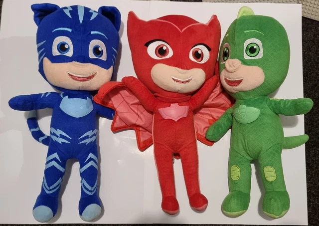 PJ MASKS GEKKO + OWLETTE + CATBOY - SING & TALK SET OF 3 disney junior ...
