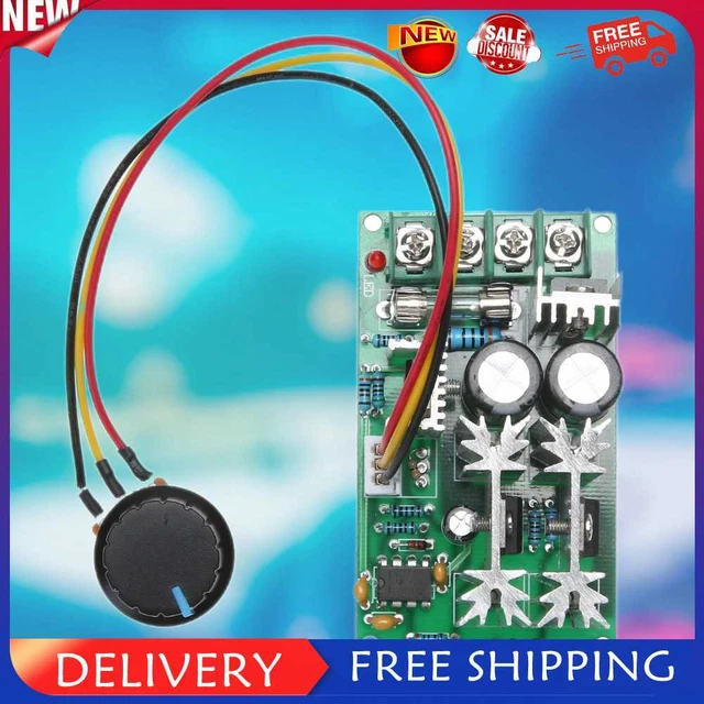12V/24V/36V/48V/60V 1200W 20A PWM FAN Controller DC Motor Speed Control ...
