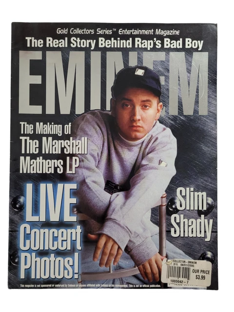 EXTREMELY RARE VINTAGE Eminem Gold Collectors Series Entertainment ...