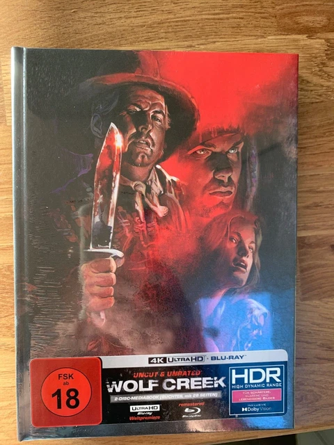 WOLF CREEK LIMITED Edition Mediabook cover A 4K Ultra HD Blu ray UHD Turbine £59.95 - PicClick UK