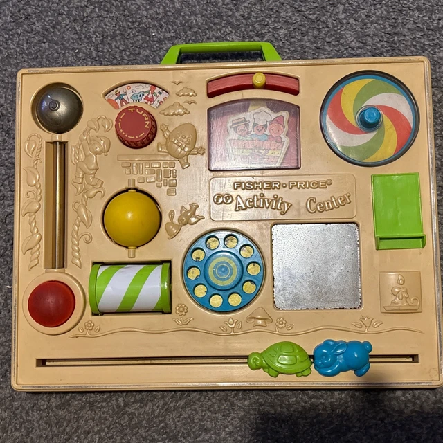 VINTAGE FISHER PRICE Activity Centre Cot Toy From The 1970s £16.31 ...