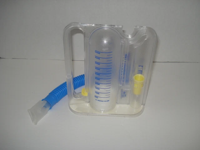 HUDSON RCI VOLDYNE 5000 Incentive Spirometer Adult Volumetric Exerciser ...