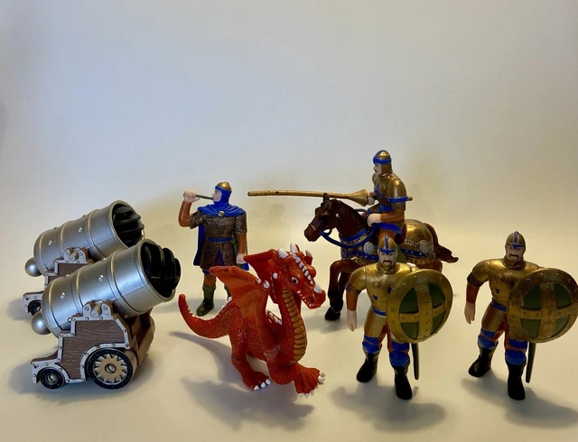 EARLY LEARNING CENTRE Medieval Castle Knight Figures & Dragon Bundle £ ...