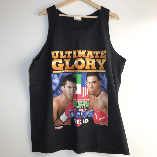 VINTAGE CHAVEZ VS. De La Hoya 1996 Ultimate Glory WBC Championship XL ...