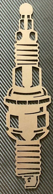 SPARK PLUG-- PLASMA Cut Metal Garage Wall Art Man Cave, Rat Rod, Engine ...