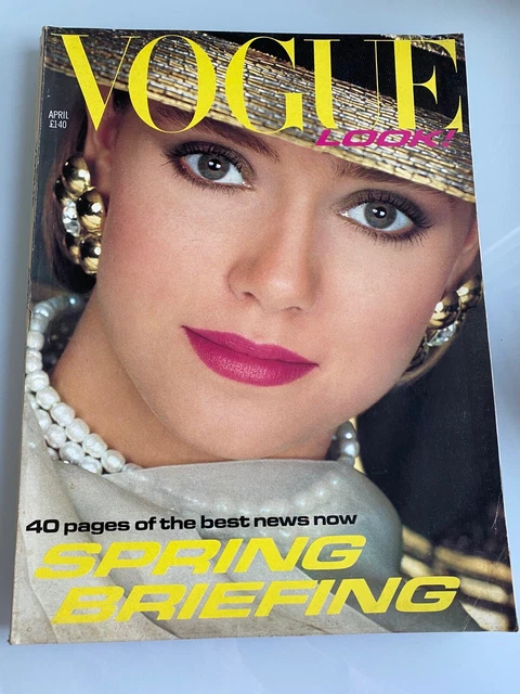 VOGUE MAGAZINE 1983 April stylish free gift wrap Fast dispatch £12.99 ...