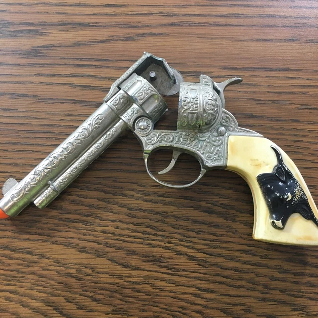 VINTAGE HUBLEY TEXAN JR. CAP GUN - 1950'S will not stay shut/ trigger ...