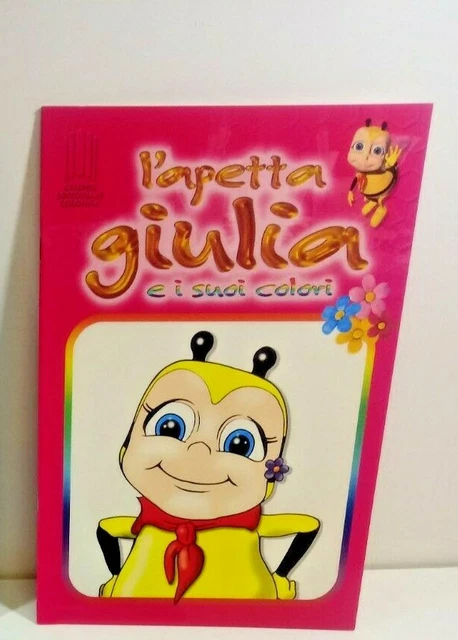 10 LIBRETTI DA Colorare Per Bambini Apetta Giulia Prezzo Stock Regalini ...