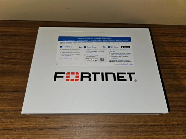 FORTINET FORTIGATE 60F SDWAN/NEXT GEN Firewall Network Security FG-60F ...