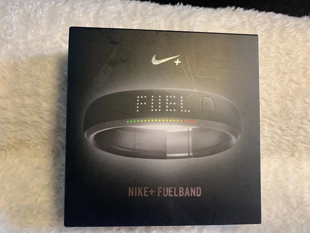 1ST GEN NIKE Plus Fuel Band Black Steel Activity Tracker Bluetooth Ios ...