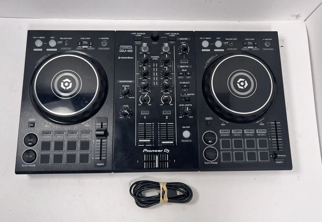 PIONEER DJ DDJ-400 Double Deck Controller - Black £209.62 - PicClick UK
