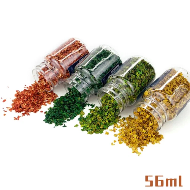 DIY HO SCALE Model Scene Falling Leaves Autumn Scene Tree Shrinking DIY ...