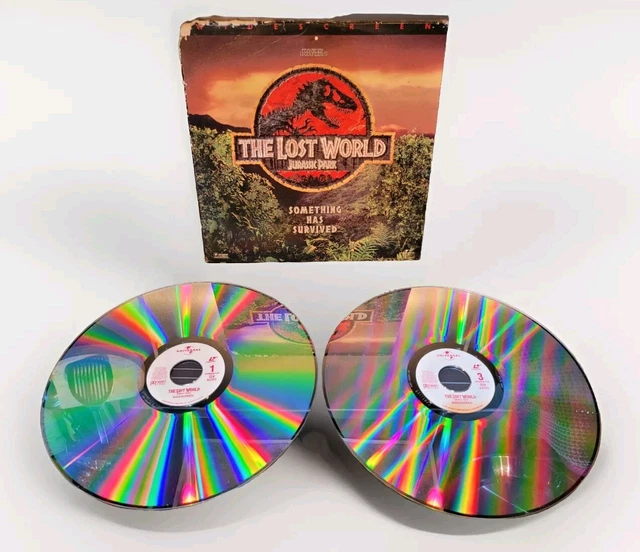 LASERDISC JURASSIC PARK The Lost World Double Disc Widescreen Edition ...