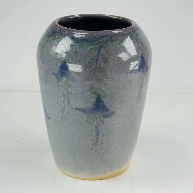 STUDIO POTTERY VASE Arts Crafts Design h15cm Mid Century £25.00 ...