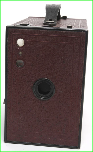 VINTAGE KODAK BROWNIE No. 2a RED special Box Camera for 116 film ...