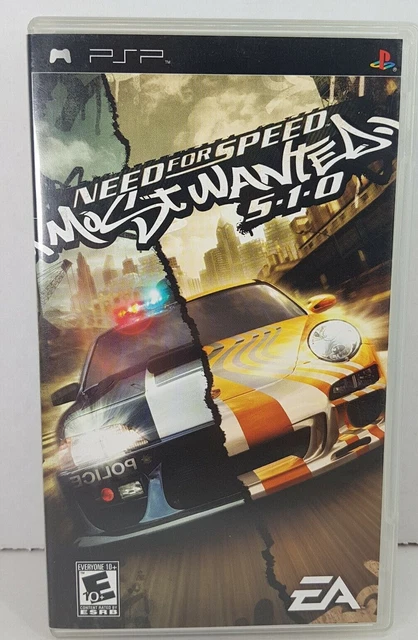 NEED FOR SPEED Most Wanted 5-1-0 Sony PSP Complete CIB Free Same Day ...