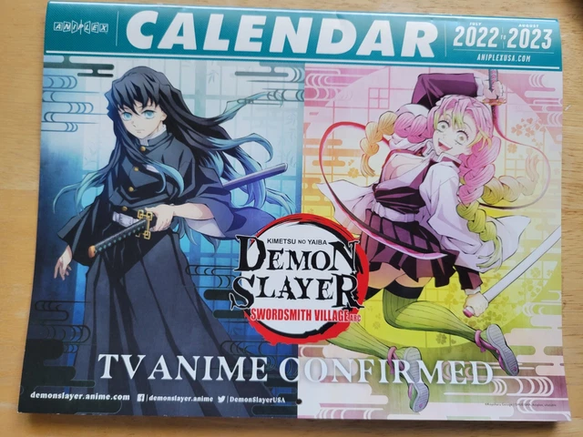 COUVERTURE ANIME EXPO 2022 Calendrier Aniplex Demon Slayer EUR 14,08 ...