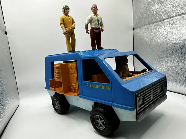 VINTAGE 70S FISHER Price TV Van And Threes Adventure People. $40.00 ...