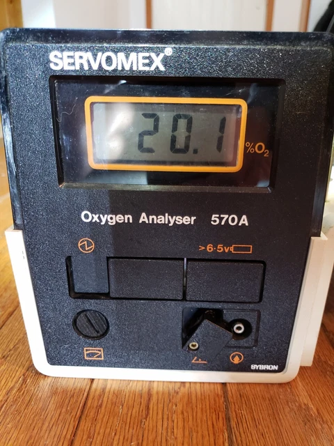 SERVOMEX 570A (PORTABLE O2 Analyzer) Paramagnetic Oxygen Sensing (Free ...