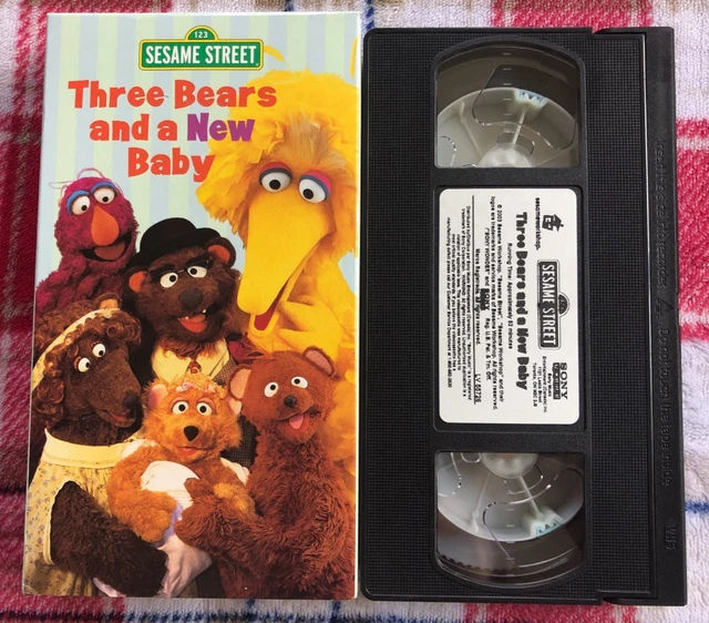 SESAME STREET: THREE BEARS AND A NEW BABY [2003] | VHS TAPE, Tested ...
