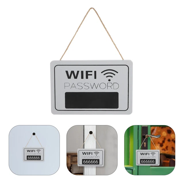 WIFI PASSWORD SIGN for Guests Wooden WIFI Password Plaque Home Decor ...