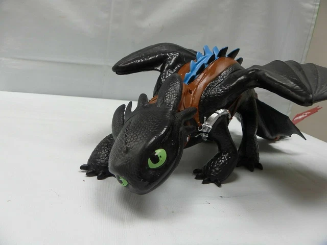HOW TO TRAIN your dragon Giant Toothless Alpha Dragon Night Fury Figure Toy 22'' £44.99 ...