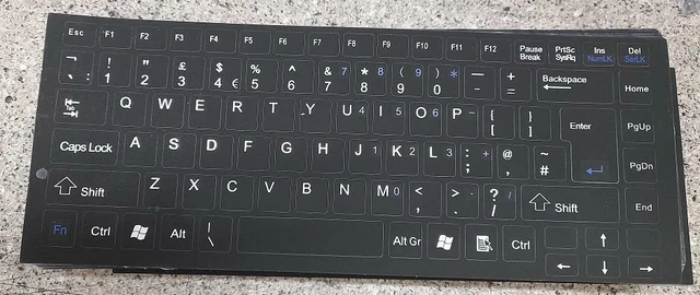 QWERTY KEYBOARD STICKERS overlays UK Lenovo ThinkPad IdeaPad 3000 Self ...