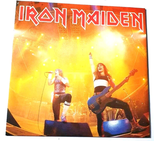 IRON MAIDEN~~RUNNING FREE~~LIVE~~1985~~12& Maxi Disc~~Purple Label~~Emi ...