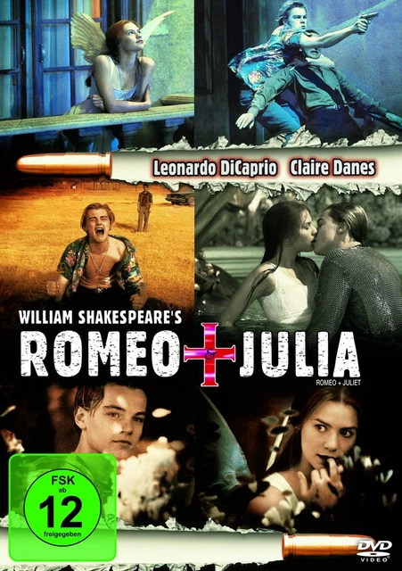 WILLIAM SHAKESPEARES ROMEO und Julia (DVD) Leonardo DiCaprio Claire Danes £11.12 - PicClick UK