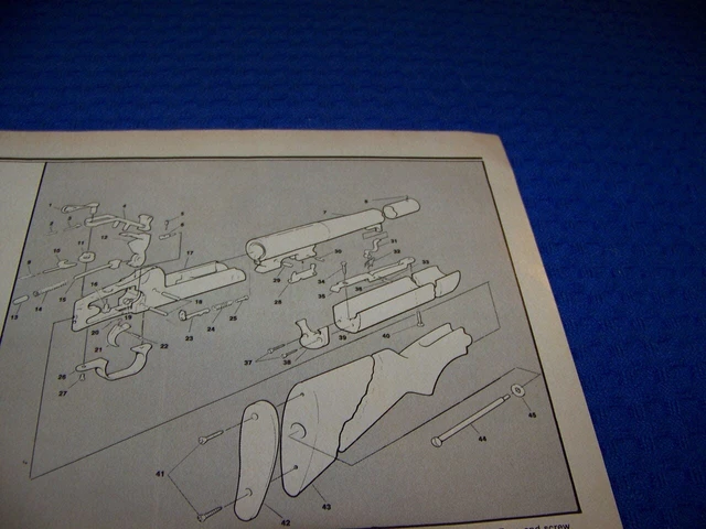 SAVAGE STEVENS MODEL 94C Shotgun ..Takedown/Exploded View/Legend (143Hh ...