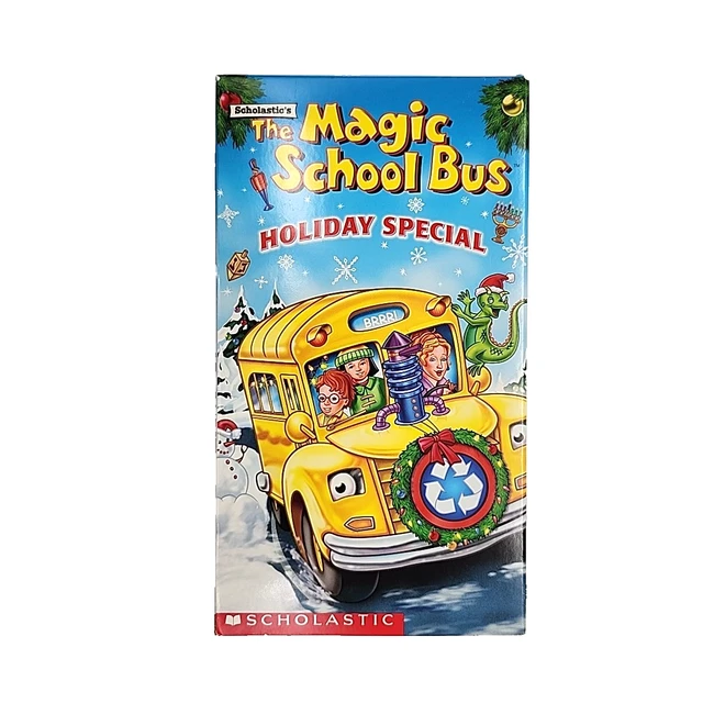 THE MAGIC SCHOOL Bus: Holiday Special VHS Tape 2002 Christmas Cartoon ...