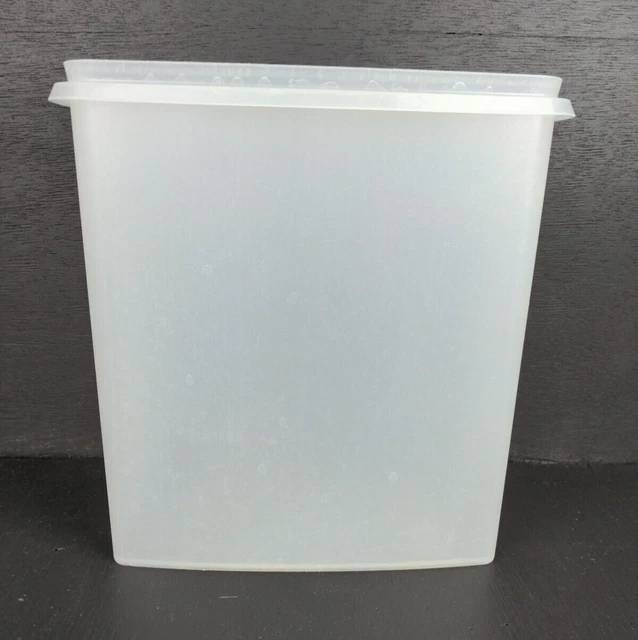 VINTAGE TUPPERWARE LARGE Sheer Cereal Keeper Container 20 cup 1588 No ...