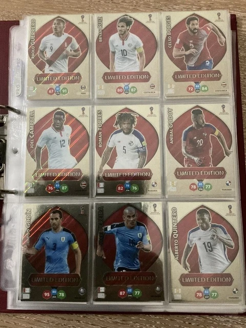 PANINI ADRENALYN XL fifa world cup 2018 russia limited édition all 117 ...
