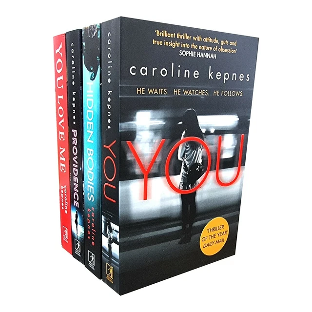 CAROLINE KEPNES YOU Series 4 Books Collection Set You, Hidden Bodies ...