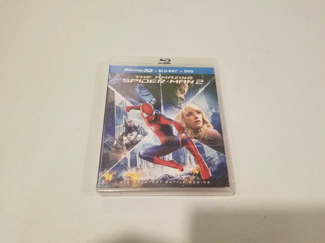 THE AMAZING SPIDER-MAN 2 - 3D (Blu-ray/DVD, 2014, 3-Disc Set) New $15. ...