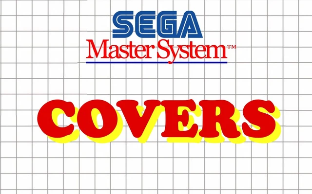SEGA MASTER SYSTEM Remplacement Box Art Case Insert Cover - High ...