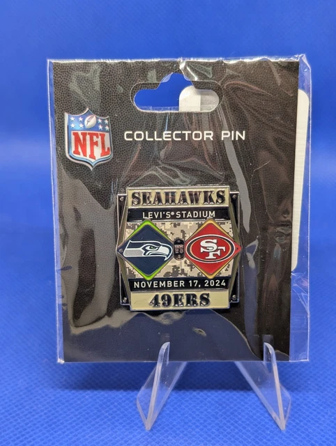 2024 SAN FRANCISCO Game Day Pin vs Settle Seahawks 11/17/24 $16.58 ...