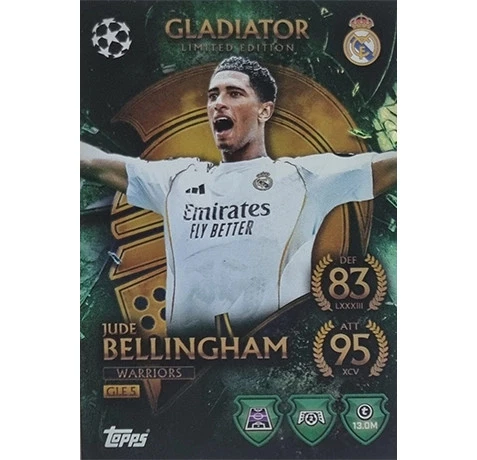 TOPPS MATCH ATTAX Champions League 2025/26 | Gladiator GLE 5 JUDE ...