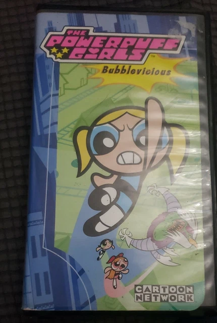 THE POWERPUFF GIRLS -Bubblevicious VHS, 2000, Cartoon Network Modified ...