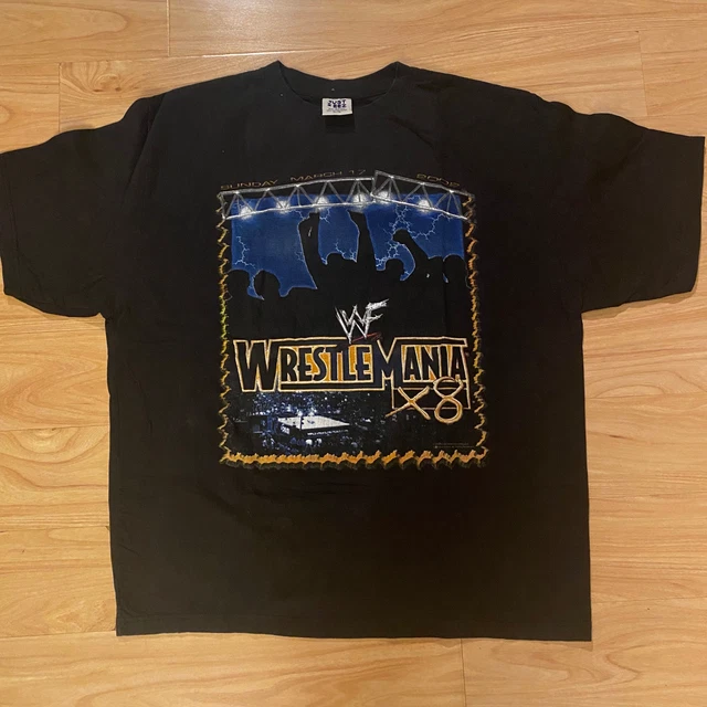 WWF WWE VINTAGE Wrestlemania X8 in Toronto (March 17, 2002) Size XXL ...