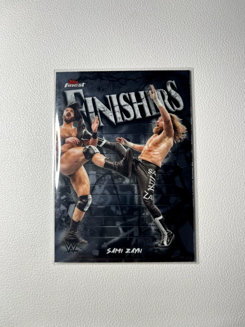2025 TOPPS FINEST WWE FNS-SZ SAMI ZAYN Finishers Insert £1.76 - PicClick UK