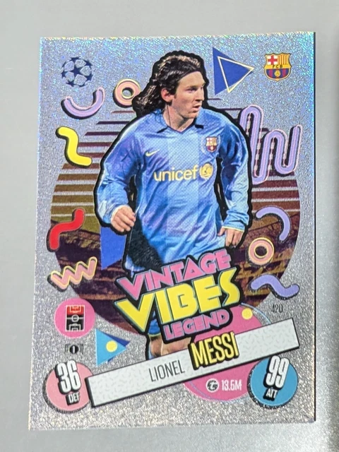 TOPPS MATCH ATTAX 2024/25 2025 Lionel Messi Barcelona Trophy Triumph ...