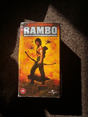 RAMBO THE TRILOGY VHS 3 Tape Box Set, First Blood & Part 2 & Part 3. £ ...